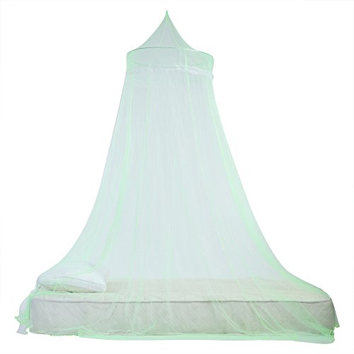 Bed Mosquito Net, Dome Elegant Lace Ceiling Princess Bed Mosquito Netting Girls Room Bedding Hanging Mosquito Net