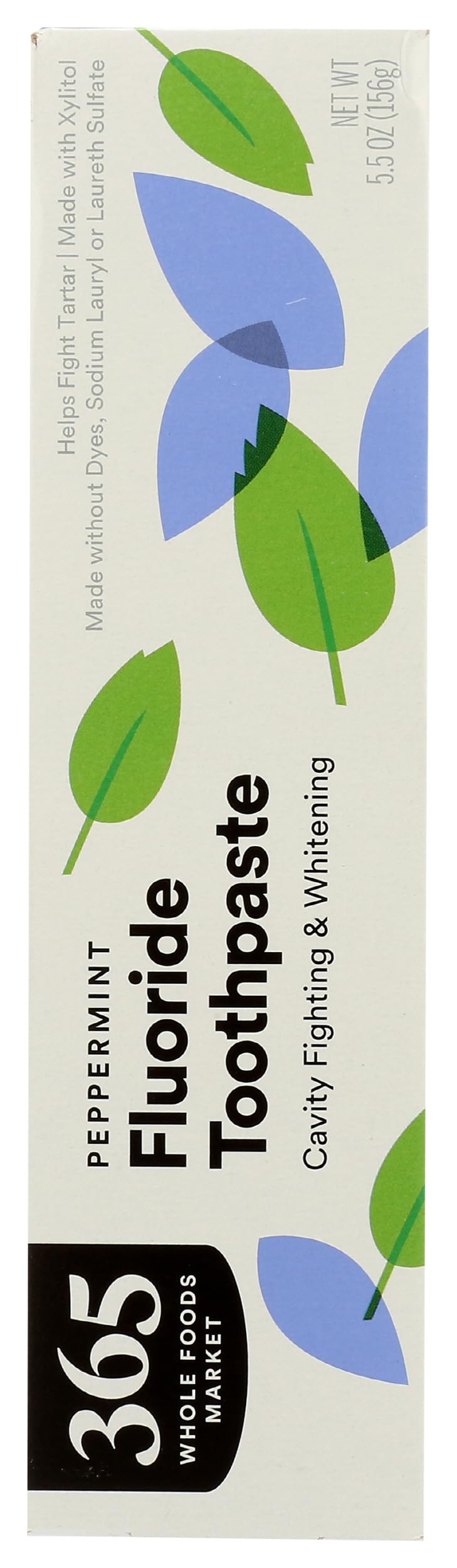 365 by Whole Foods Market, Fluoride Cavity Fighting and Whitening Toothpaste, 5.5 Ounce