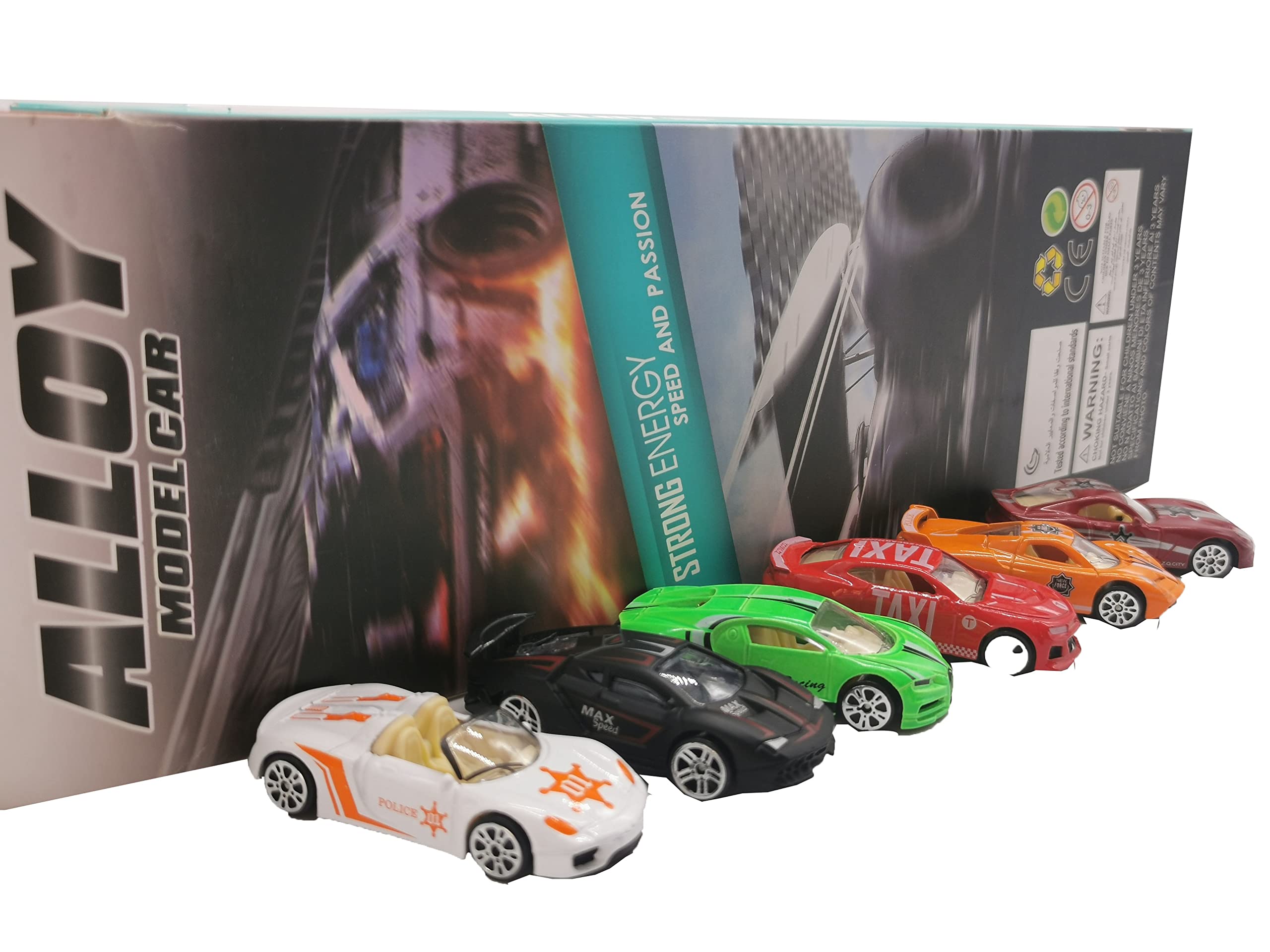 12PCS Cars for Toddlers 1-3, Plastic, with Map Road Signs and Obstacle, Gift for Boys and Girls
