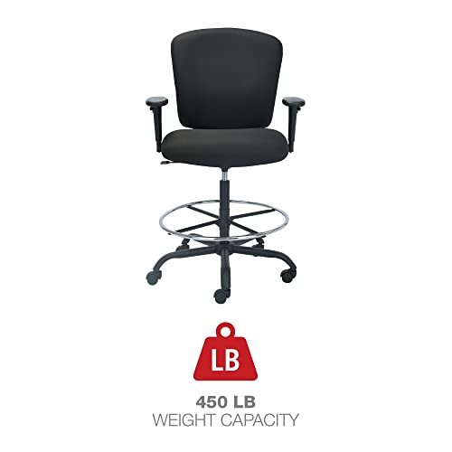 Alera ALEMT4610 Alera Mota Series Big And Tall Stool, Black