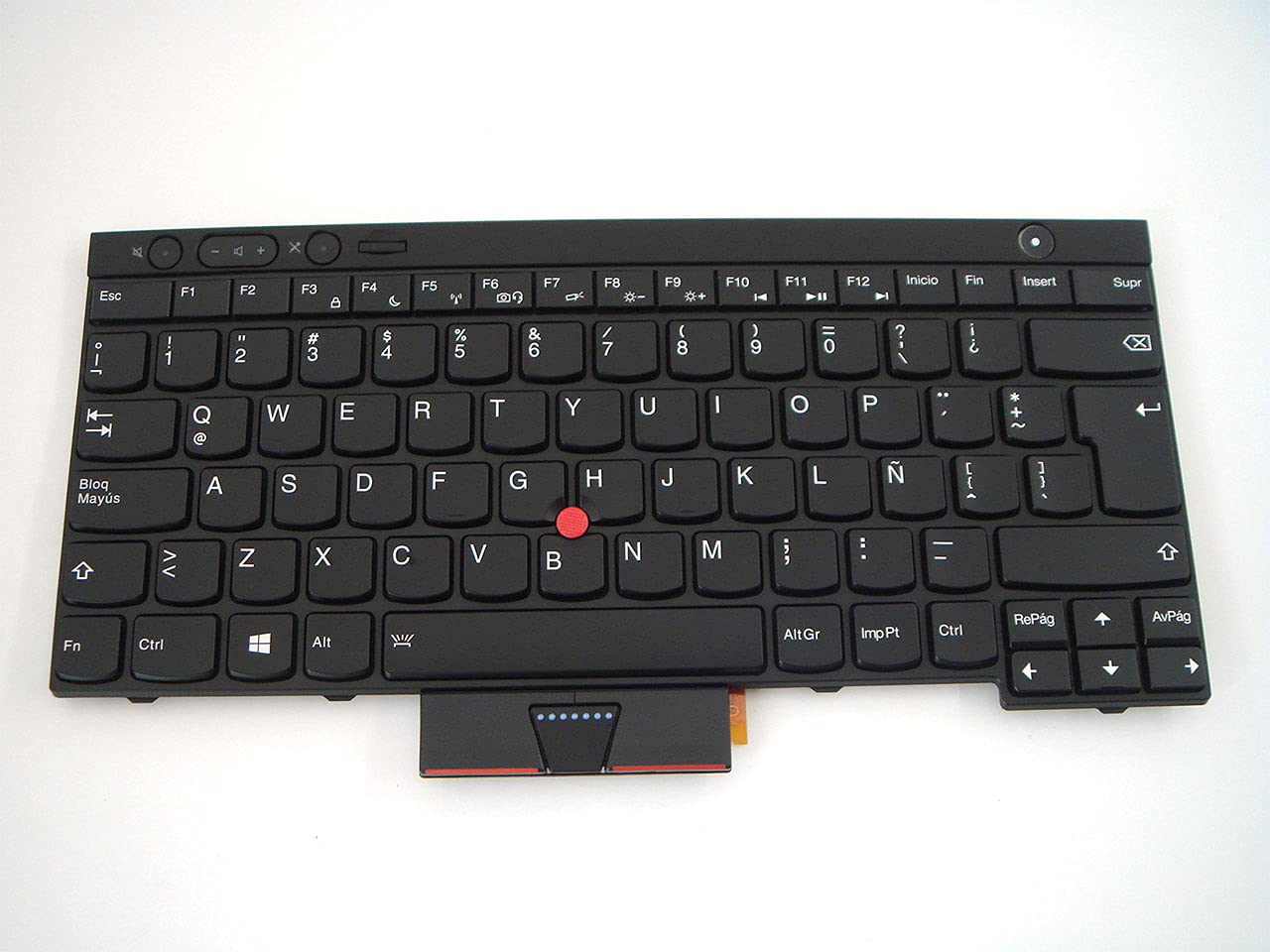 Bayjebu Parts for Lenovo ThinkPad T430 T430i T430s Keyboard Latin Spanish Backlit LAS 04X1243