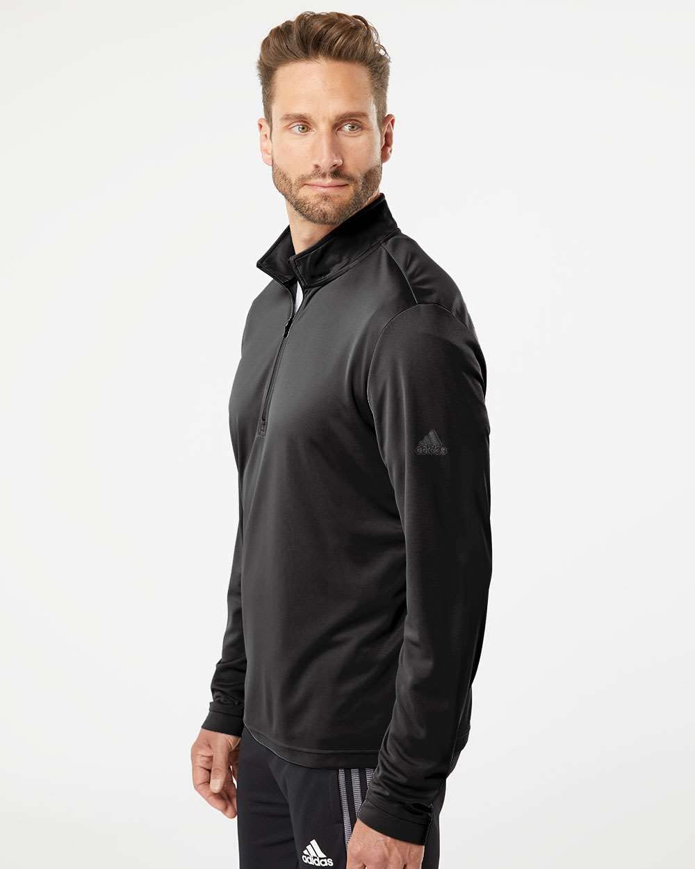 Adidas Lightweight Quarter-Zip Pullover XL Collegiate Navy