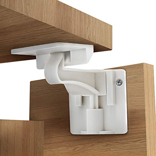 12Pack Baby Proofing Cabinet Lock Child Safety Latches Locks with Strong Adhesive for Cabinets and Drawers - Easy and Simple to Install No Drilling or Tools Required