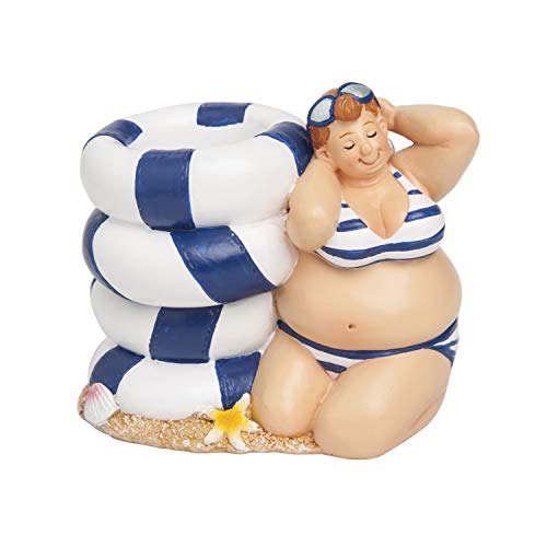 Beachcombers Resin Lady Pen Holder Multi