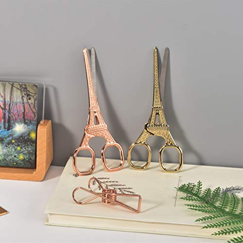 Gold Scissors and Letter Opener Set - Scissors and 2 Letter Openers, Luxury Set of Gold Office Supplies & Desk Accessories