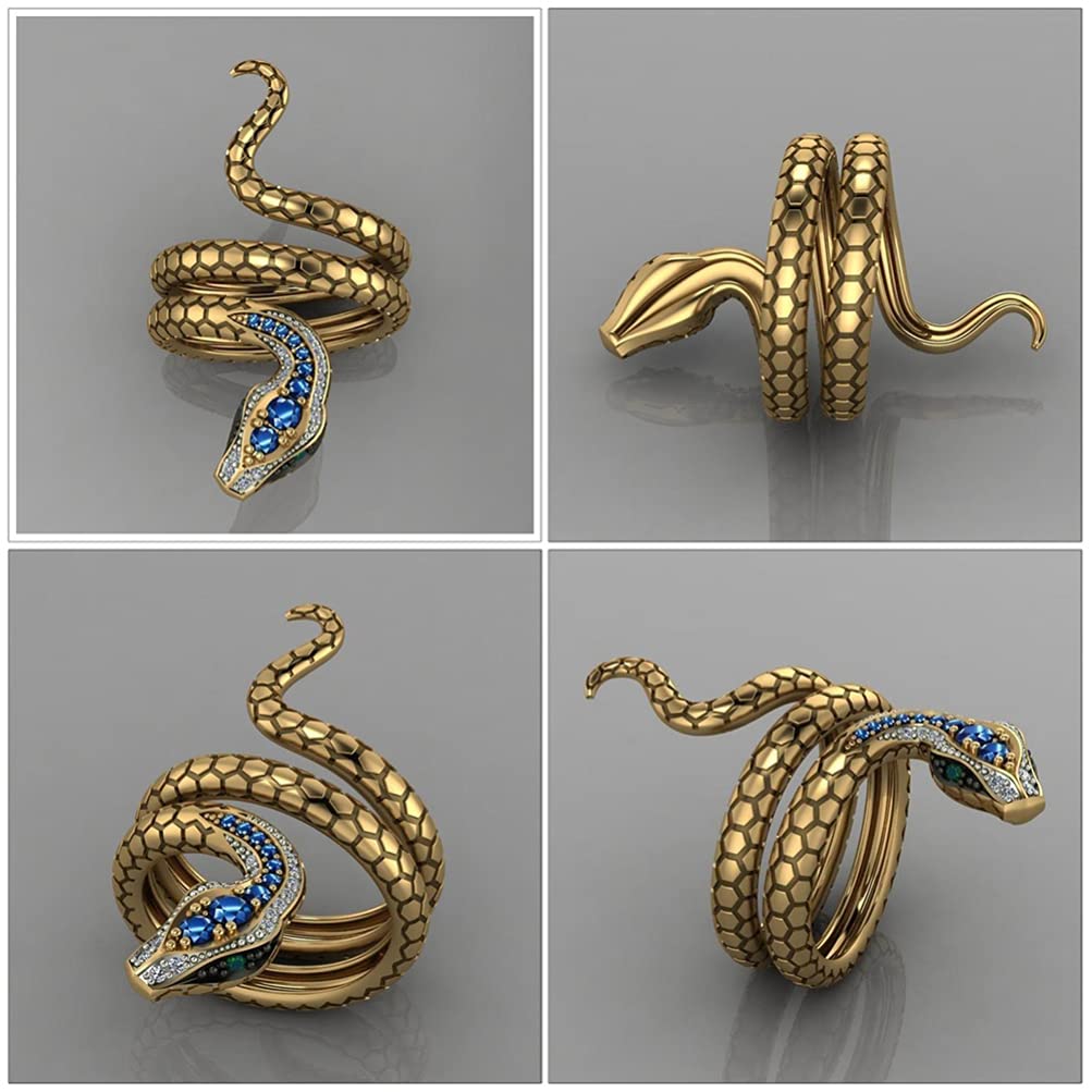 1pc Snake Ring Fashion Finger Decor Chic Finger Ring Finger Ring for Men Women Stylish Finger Ring Copper Ring Creative Finger Ring Unique Finger Ring Versatile Ring Finger Jewelry