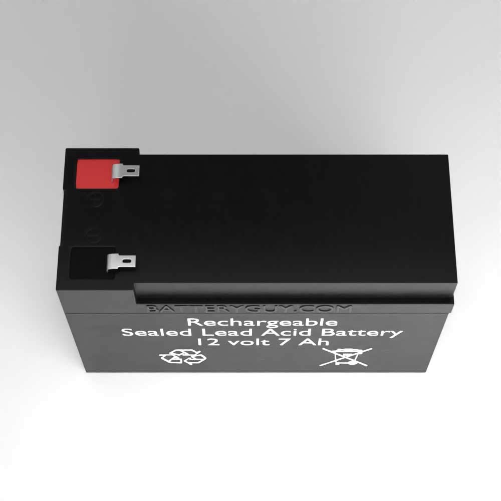 BatteryGuy PS1270 Replacement 12V 7Ah SLA Battery Brand Equivalent (Rechargeable, F1 Terminals) - Qty of 1