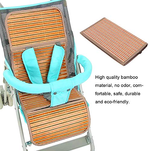 Baby Stroller Cool Mat Summer Baby Stroller Cool Mat Bamboo Pad Seat Liner Mattress Cover Kid Seat Accessory(75 * 35cm)