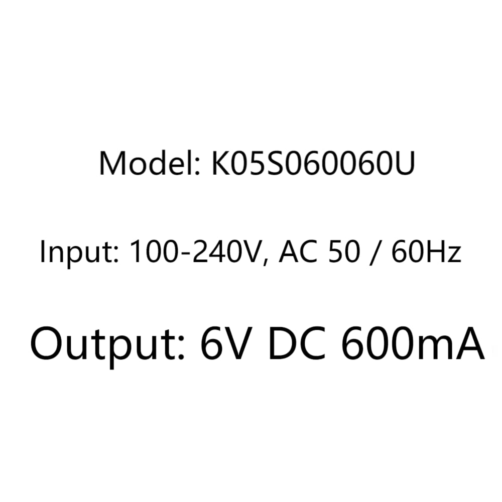 Charger for HB32 Camera and HB32 Monitor. Model: K05S060060U