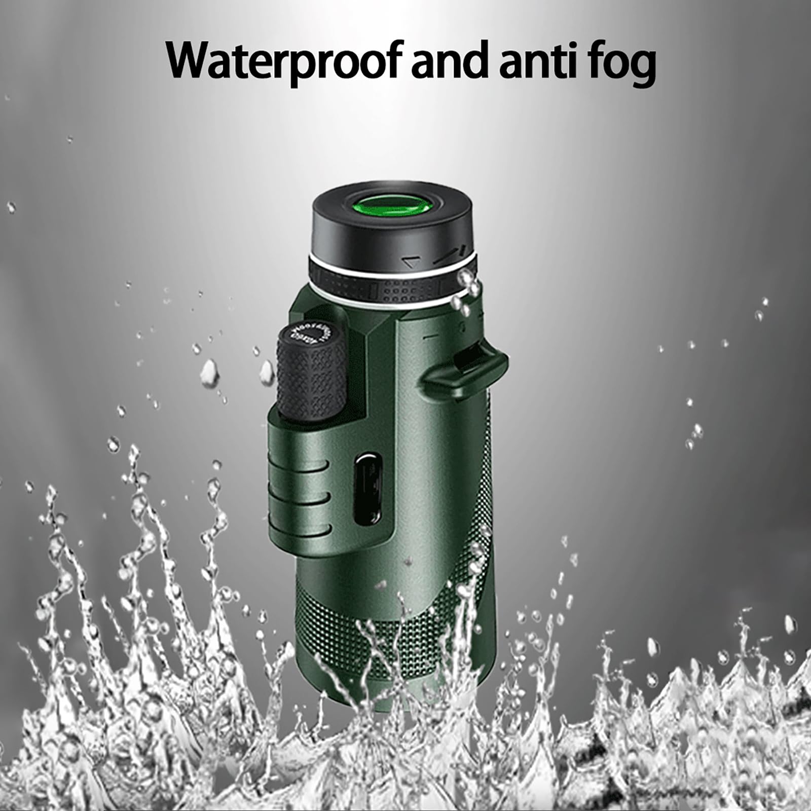 10x40 Monocular Telescope with BAK4 Prisms & FMC Lens, Zoom Monocular with Smart Phone Adapter Tripod, Waterproof Compact High Definition Monoculars for Bird Watching Traveling Hiking