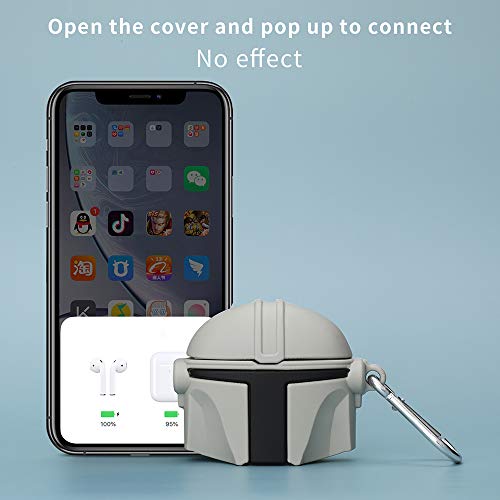 Compatible with Airpod Pro Case Cover, 3D Popular and Cute Silicone Design,Soft Silicone Portable&Shockproof Airpod Case,for Apple Airpod Pro Charging Case (Helmet Pro)