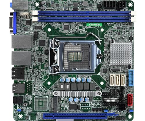 AsRock Rack C246 WSI Mini-ITX Server Motherboard LGA 1151 Intel C246