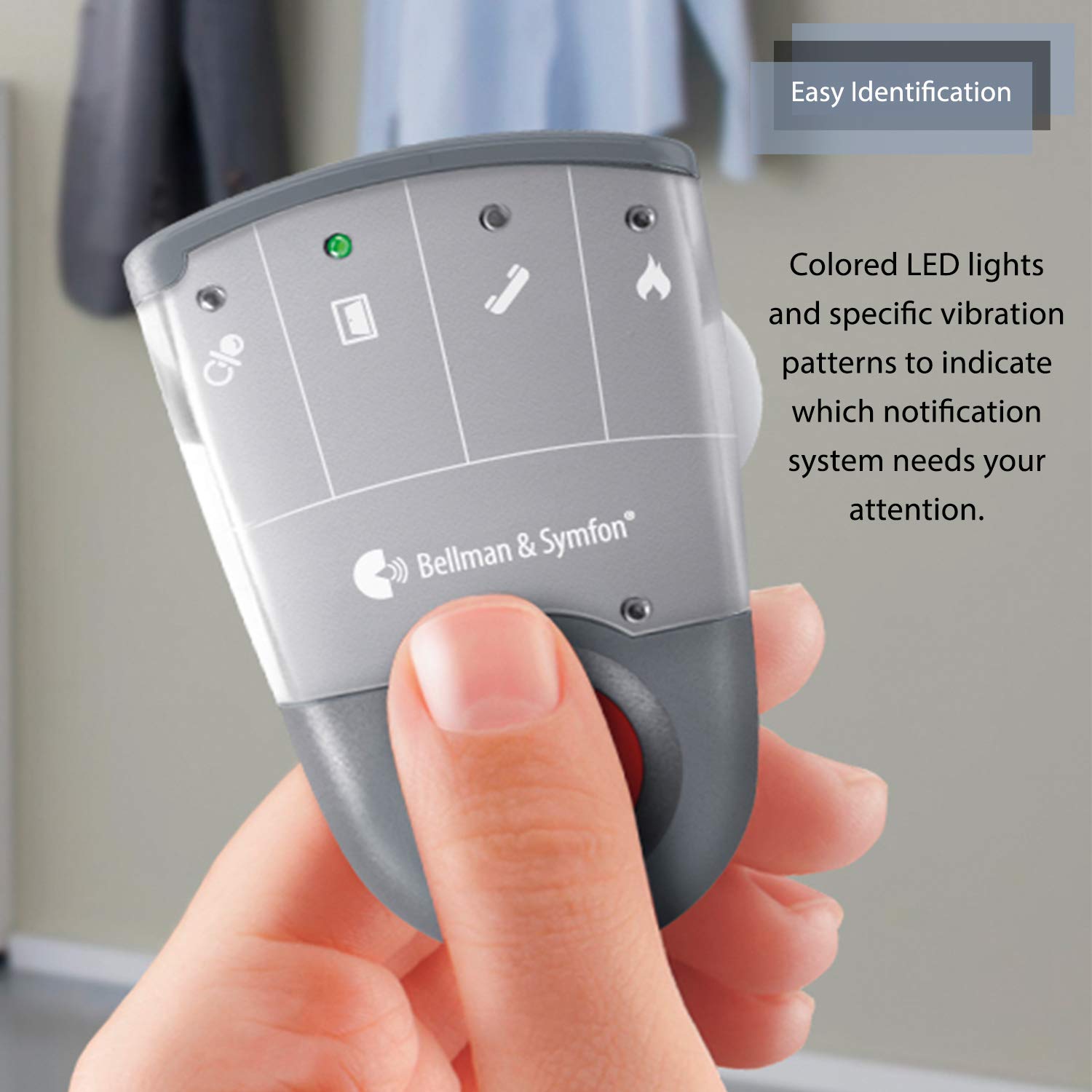 Bellman & Symfon Baby Pager Notification Solution β Baby Safety System - Smart Home Alarm with Baby Monitor Transmitter & Pager Receiver
