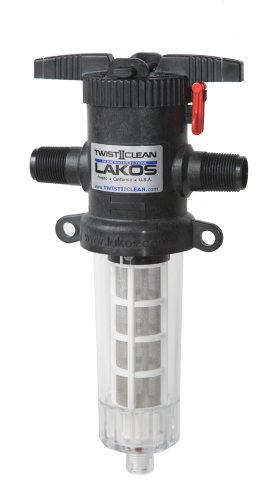 3/4" TwistIIClean Inline Water Filter (White 60 mesh / 250 micron)