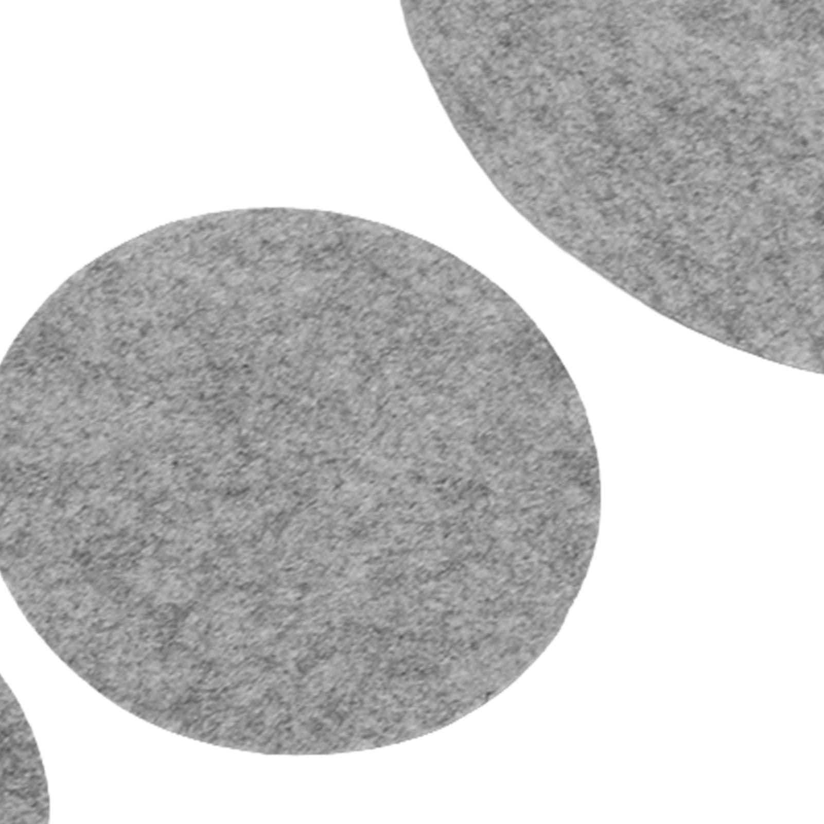 24Pcs Soft Felt Plate Dividers, 3 Sizes Round China Dish Storage Protectors Pads Dish Separators Protectors for Protecting and Stacking Your Cookware
