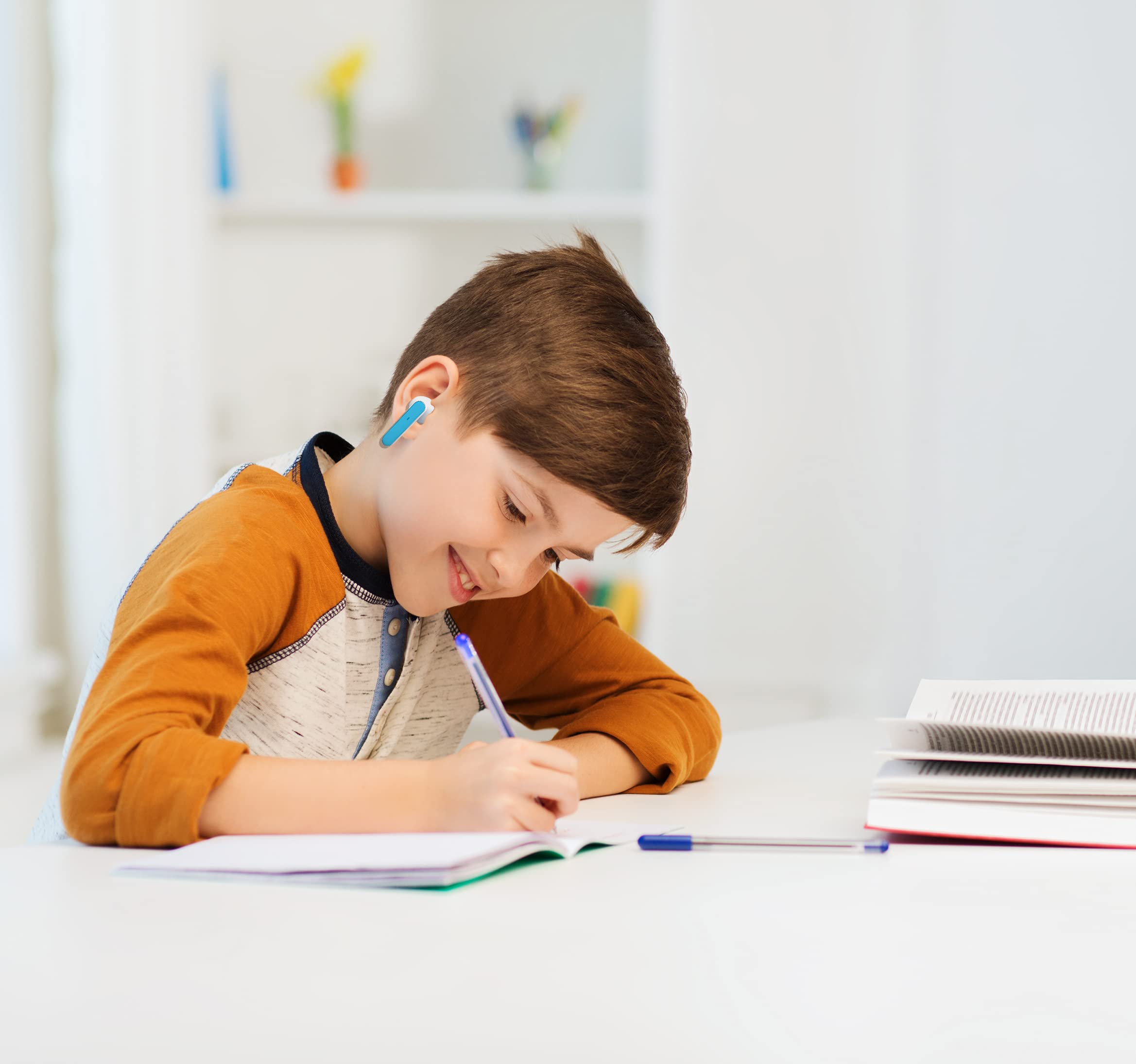 Gabba Goods Safe Sound Earbuds for Kids, Built-in Mic up to 8 Hours of Playing time with Charging Case Kids Proof