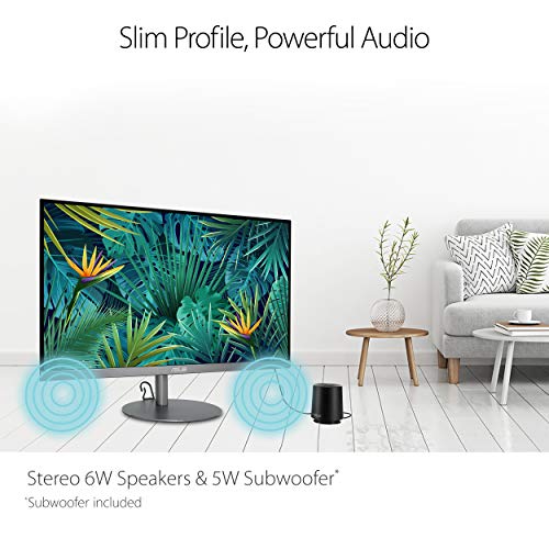 ASUS Designo 27" 1440P Monitor (MZ27AQL) - QHD (2560 x 1440), IPS, Build-in Speakers & Subwoofer, Height Adjustable