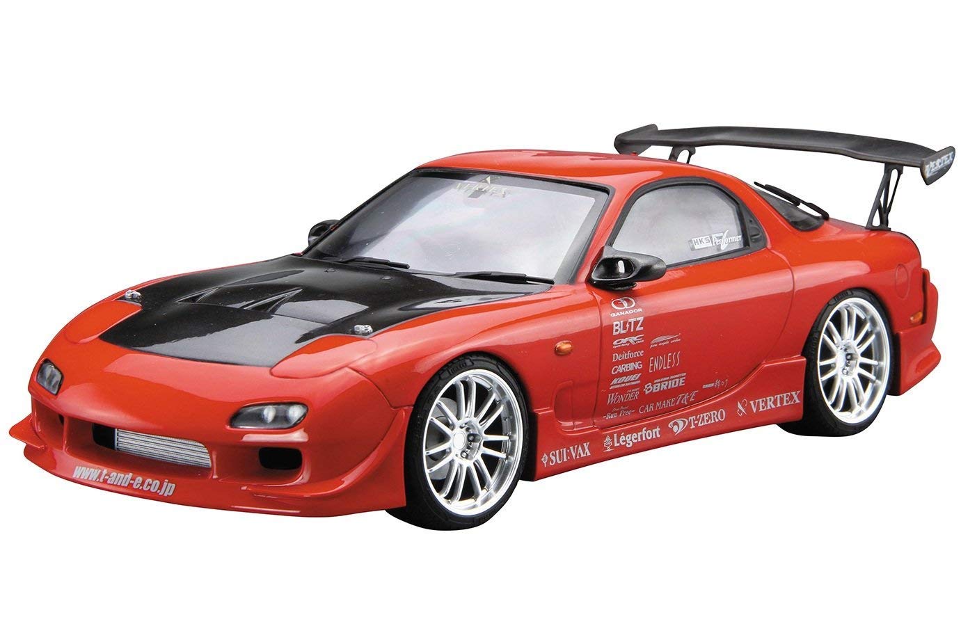 Aoshima Vertex FD3S RX-7 ’99 Mazda 1:24 Scale Model Kit