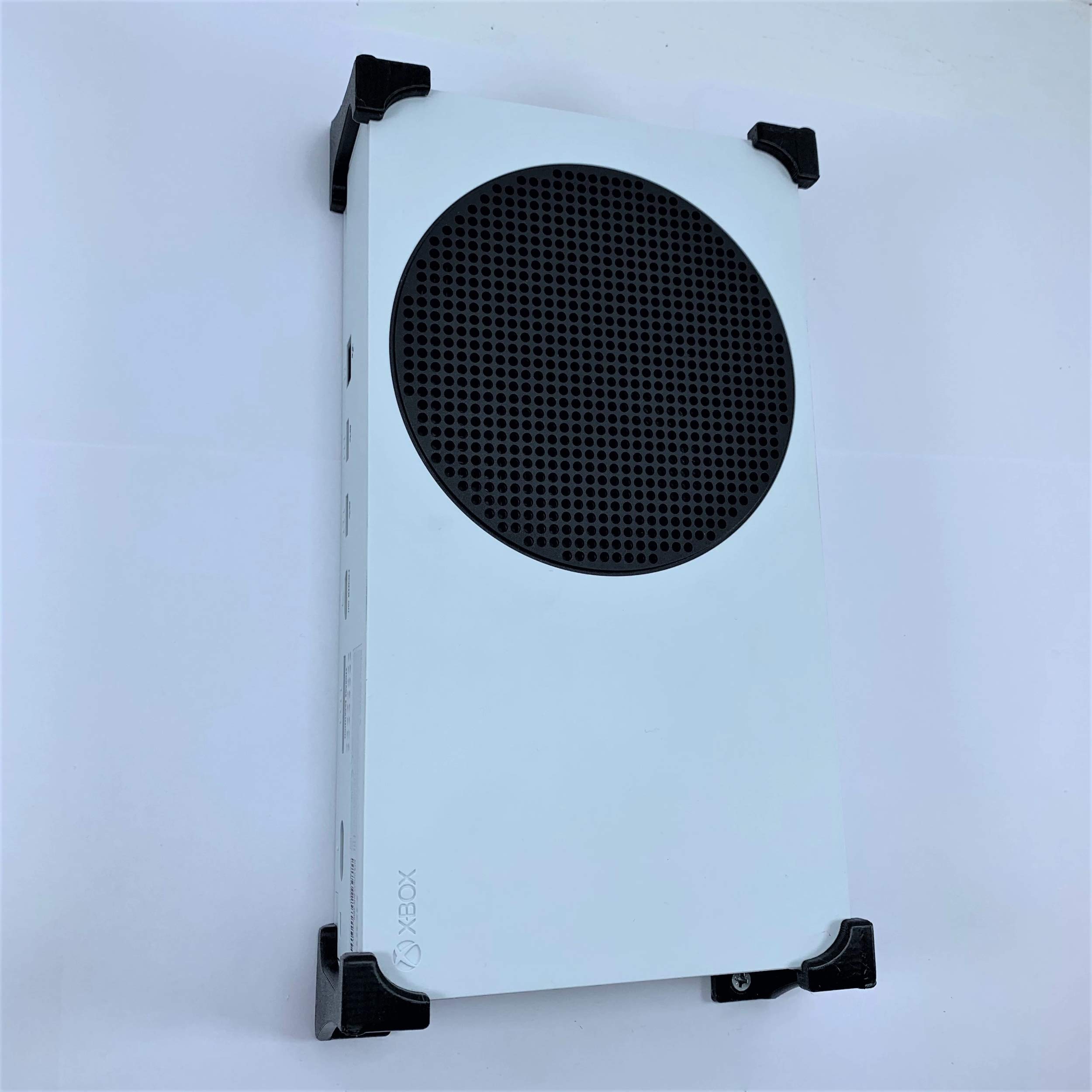 3D Cabin Product Compatible with The Xbox Series S Wall Mount Wall Bracket Holder Four Corner Black