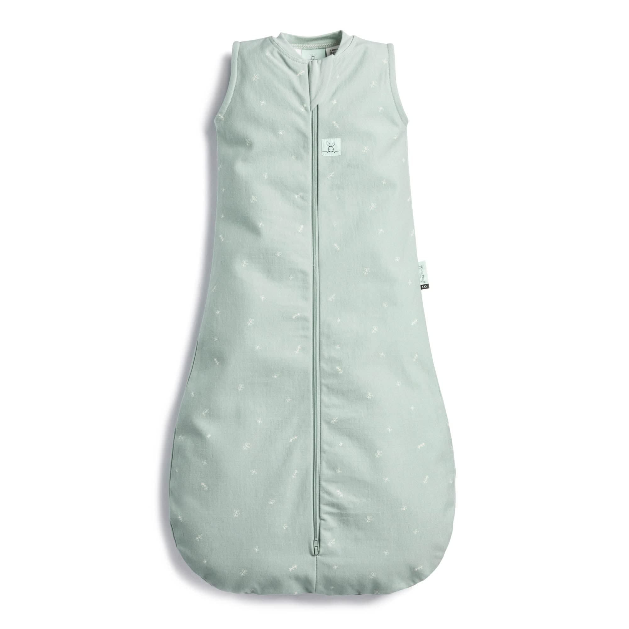 ergoPouch 1.0 Tog Jersey Sleeping Bag – Arms-Out Baby Sleep Sack – Soft, Breathable & Comfortable (3-12 Months, Sage)