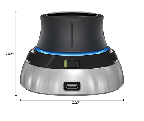 3Dconnexion 3DX-700066 Spacemouse Wireless (With Carry Case And Universal Receiver)