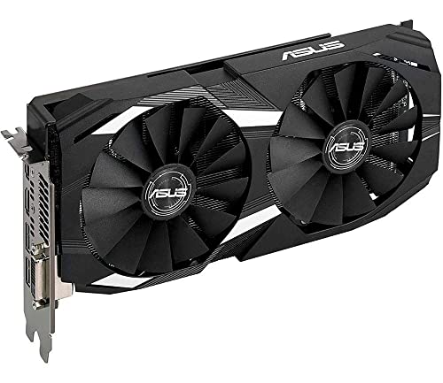 ASUS Radeon RX 580 O4G Dual-Fan OC Edition GDDR5 DP HDMI DVI VR Ready AMD Graphics Card (DUAL-RX580-O4G)