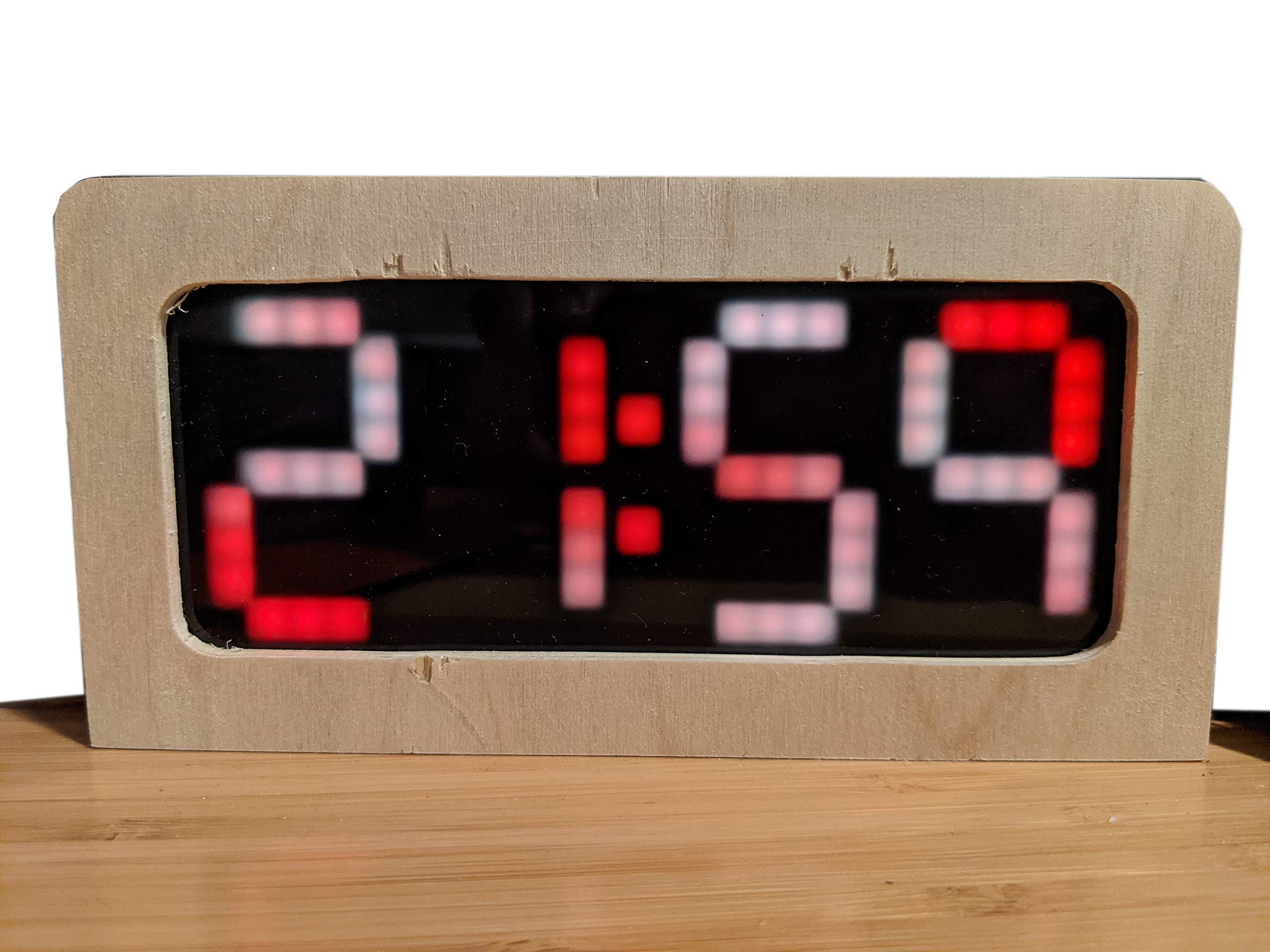 ESPixel Clock Pixel-Based 7 Segment Display for Arduino and Raspberry Pi