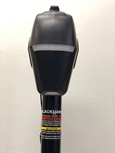 Blackhawk RV Camper (Trailer) Power Tongue Jack | 3500 lbs Capacity | LED Lights | 12v DC