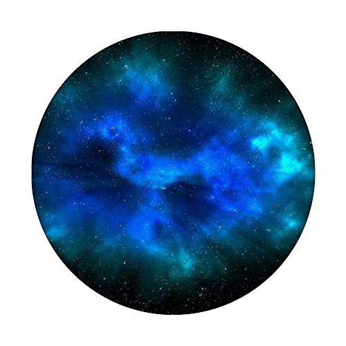 Cool Boys Galaxy Black Blue Nebula Space Stars Designs PopSockets PopGrip: Swappable Grip for Phones & Tablets