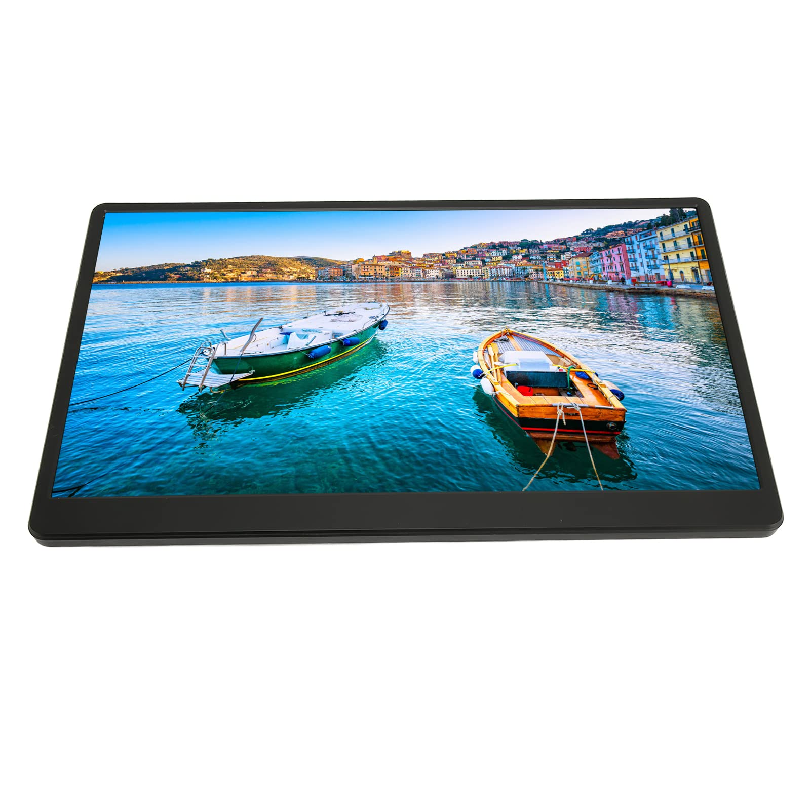 15.6 Inch Portable Monitor FHD 1080P IPS 6800K Blue Light Filter Laptop Screen Extender (US Plug)