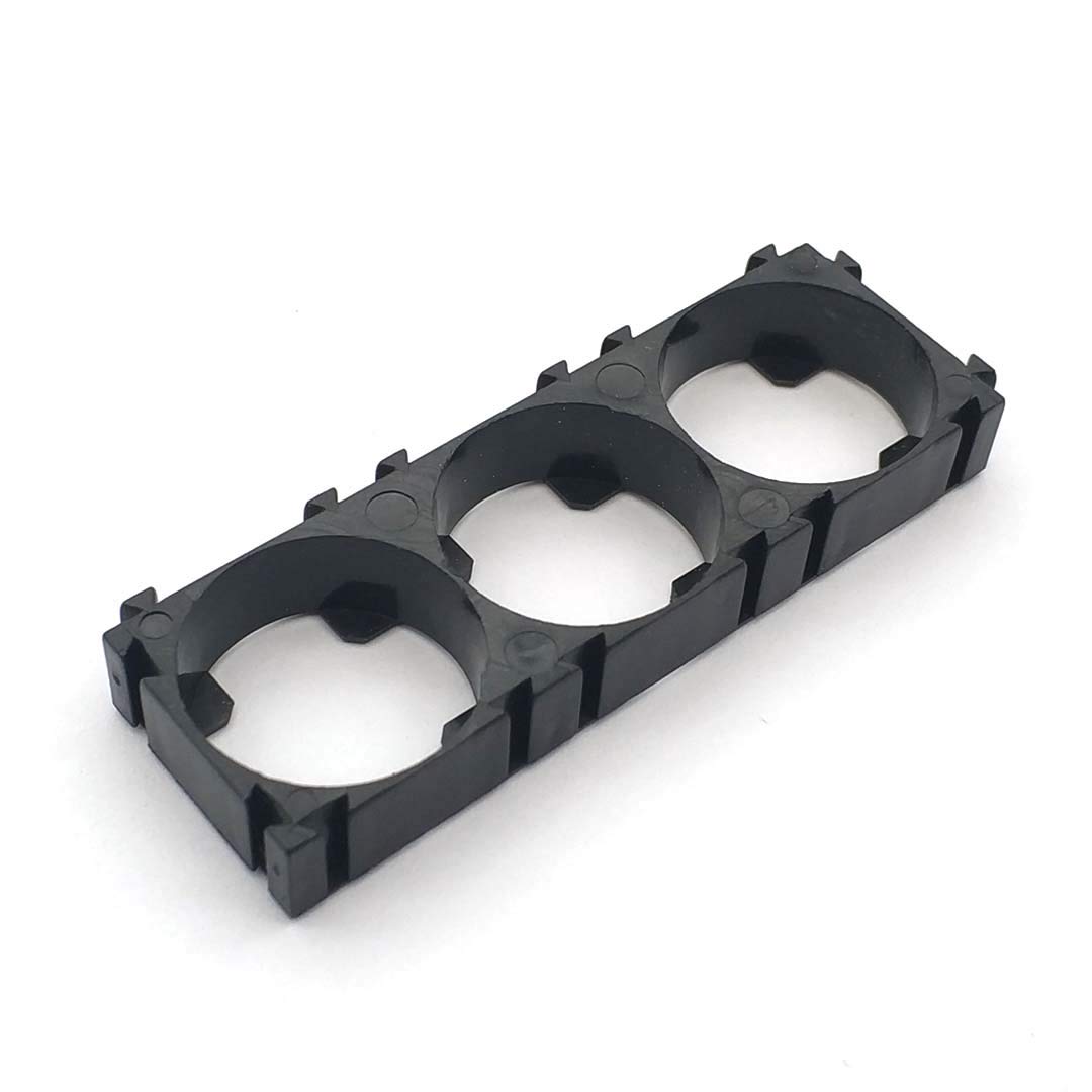 Bestol 100pcs 2X Cell/3xCell 21700 Battery Holder Bracket Cell Safety Anti Vibration Plastic Brackets for 21700 Batteries (3X21700 Cell)