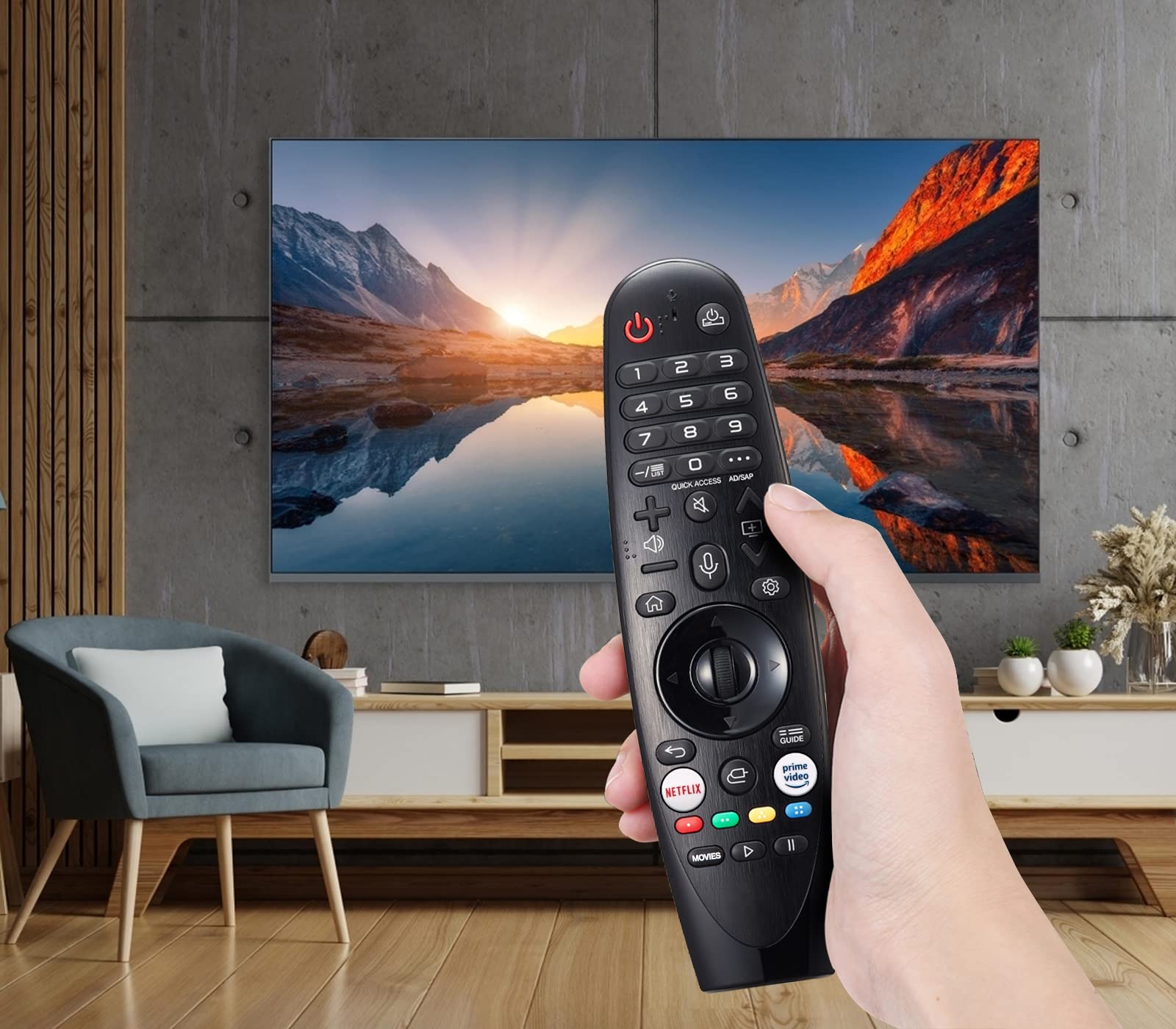 AN-MR19BA MR20GA Voice Magic Remote Control AKB75635305 AKB75855501 for LG 2019 Smart LED 4K UHD TV, Compatible with NanoCell UM69,UM71,UM72,UM73,UM74,UM75,UM76,UM80 Series