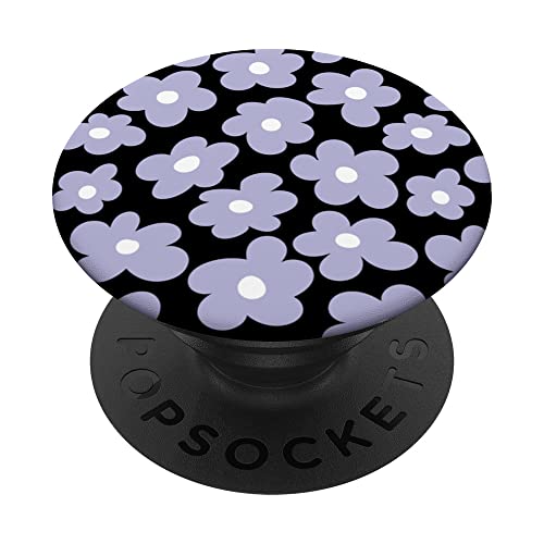 Aesthetic Lilac Flowers Retro Daisy PopSockets Swappable PopGrip