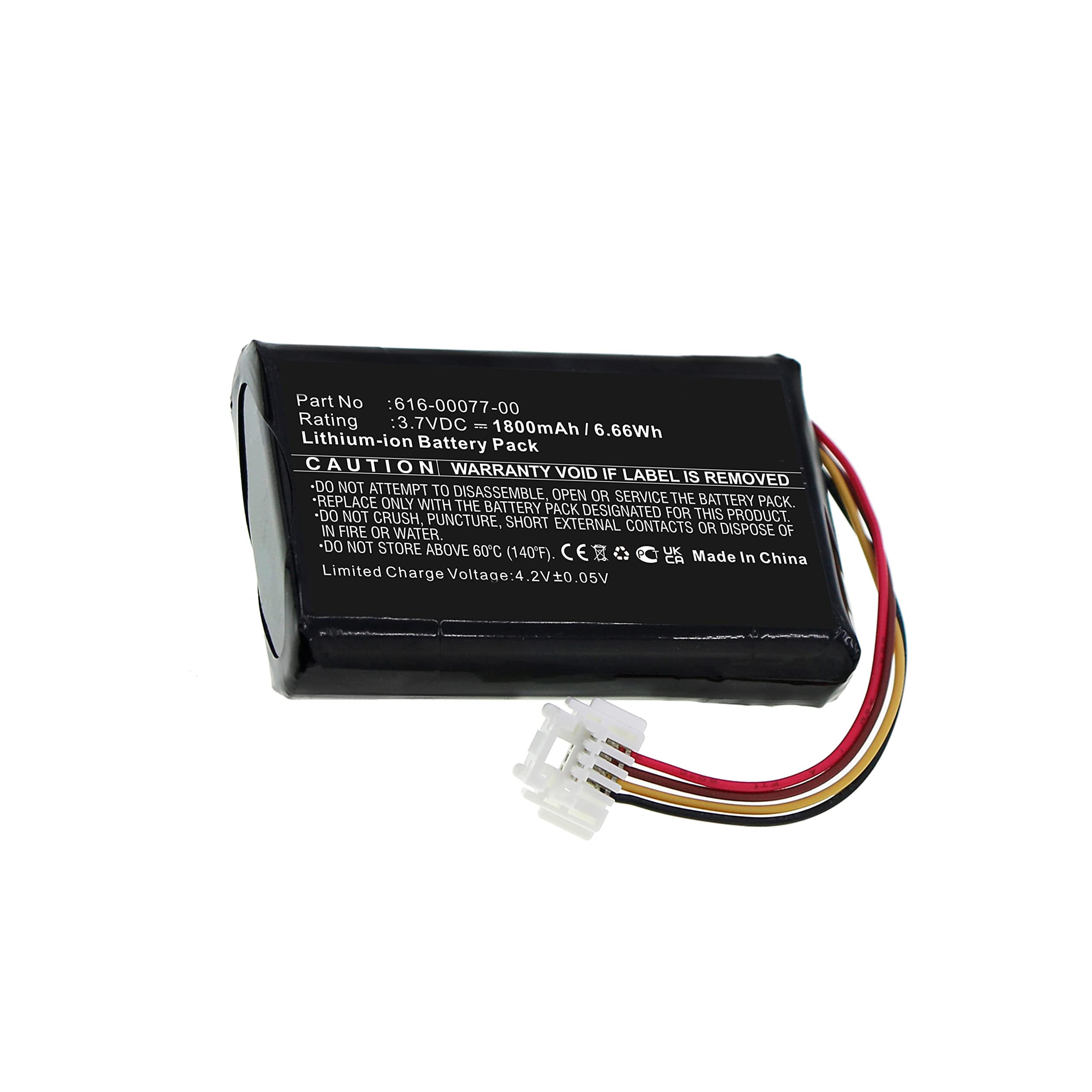 Replacement for Zumo 590 590LM 595 595LM Battery 616-00077-00,010-12110-003,616-00077-10,361-00077-10,361-00077-00 1800mAh/3.7V