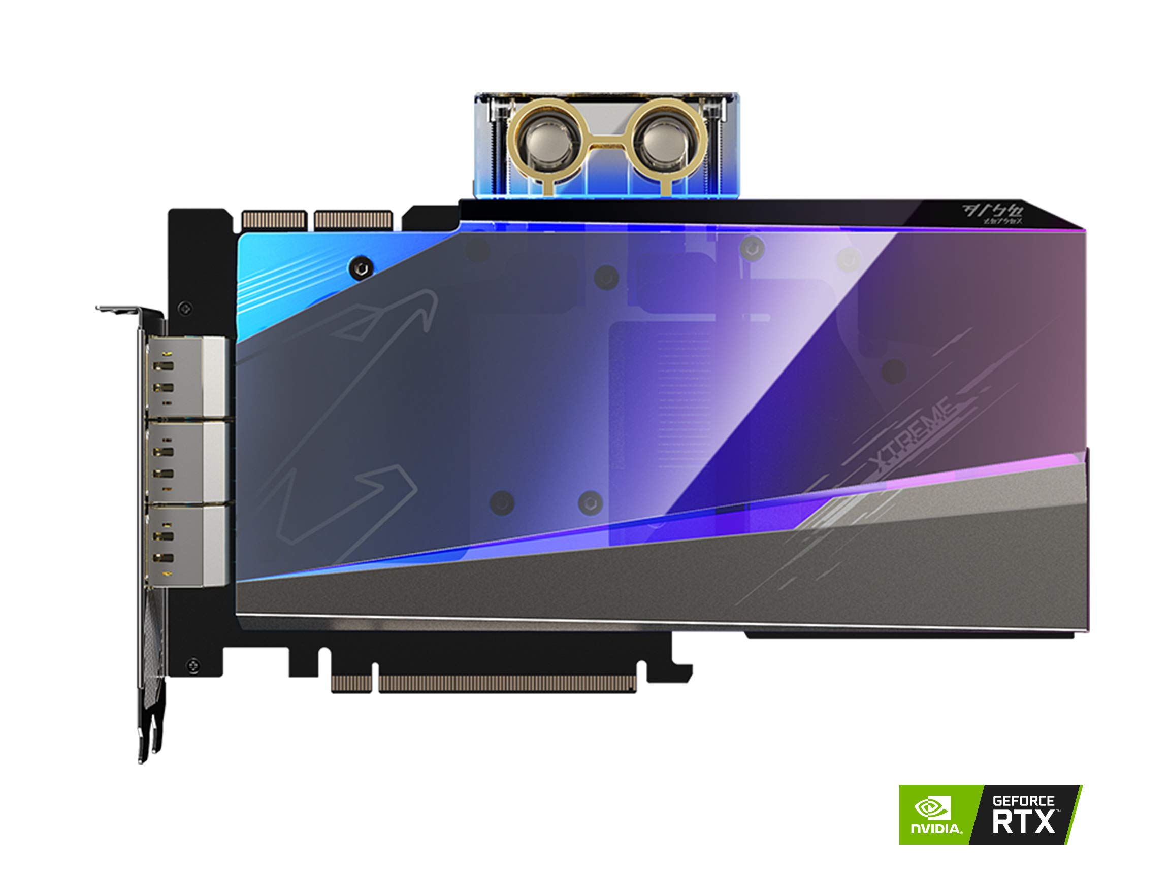 GIGABYTE AORUS GeForce RTX 3090 Xtreme WATERFORCE WB 24G Graphics Card, WATERFORCE Water Block Cooling System, 24GB 384-bit GDDR6X, GV-N3090AORUSX WB-24GD Video Card