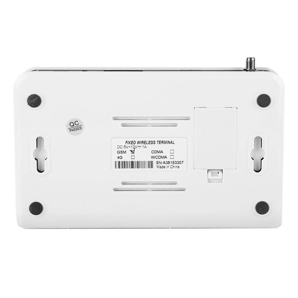 Bewinner Fixed Terminal Main Unit, Worldwide LED Fixed Terminal Quad-Band GSM 850/900/1800/1900Mhz Alarm with LED Lights Display for Telephone Landlines, Alarms, Recording