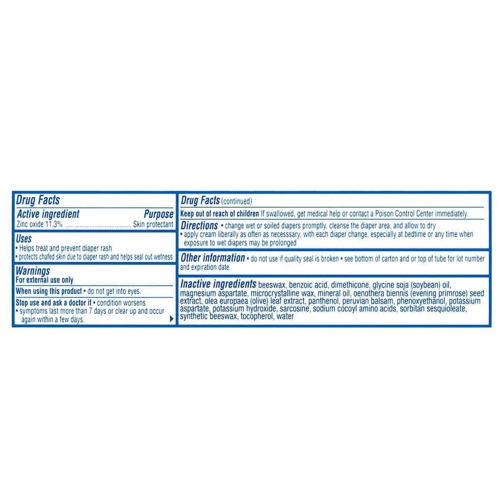 Balmex Zinc Oxide Diaper Rash Cream Advanced Formula - 2 oz, Pack of 3