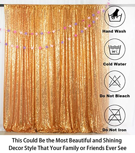 4FTx7FT-Gold-Sequin Backdrop Fabric Curtain Photo Backdrop Sequins Elegant Backdrops 4x7