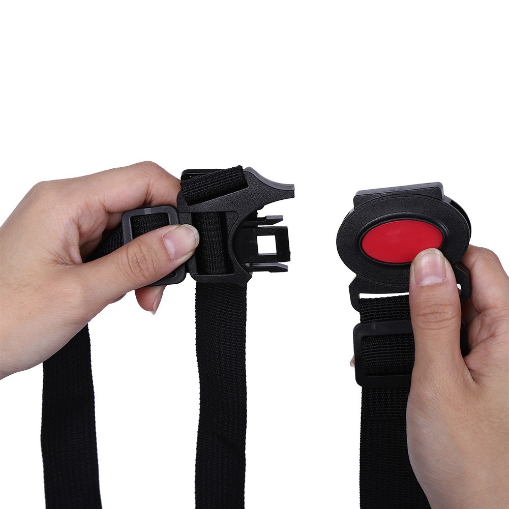 5 Point Harness Baby Chair Stroller Adjustable Kids Child Pram Strap for Children High Chair Pushchair Booster Replacement Black