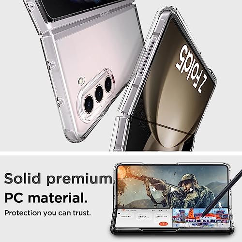 AICase for Samsung Galaxy Z Fold 5 Case Clear, [Anti-Yellow] Slim Fit Transparent Hard PC Protective Phone Case for Samsung Fold 5 5G