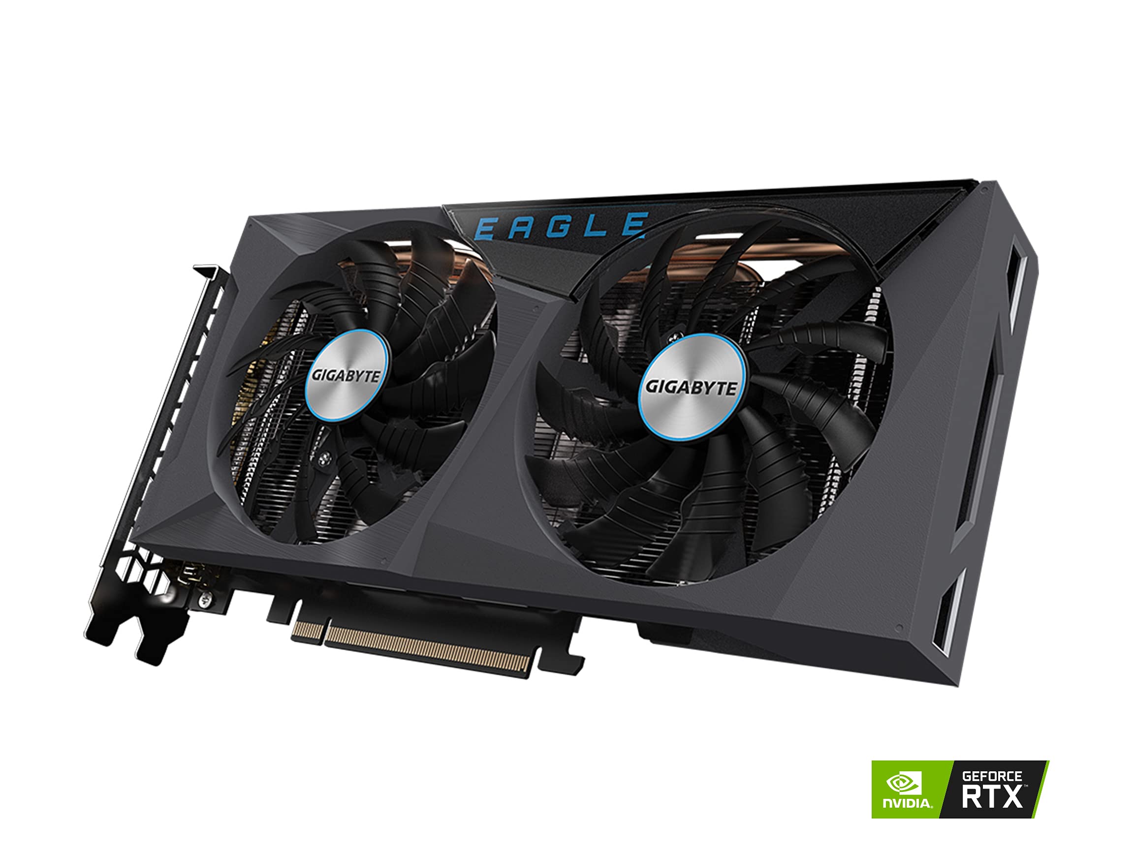 GIGABYTE GeForce RTX 3060 Eagle OC 12G (REV2.0) Graphics Card, 2X WINDFORCE Fans, 12GB 192-bit GDDR6, GV-N3060EAGLE OC-12GD Video Card
