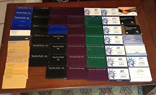 2013 Various Mint Marks Proof Set Run 2013-1956 in Clad and 1992-2014 In Silver Sets Huge Collection Collection US Mint Proof