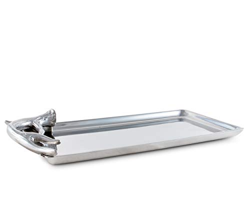 Arthur Court Designs Aluminum Deer Antler 12 inch x 6 inch