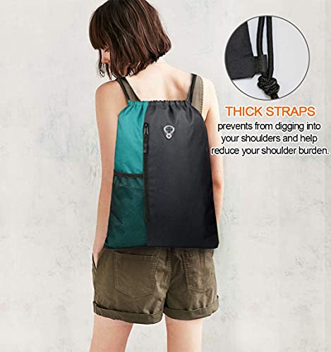 BeeGreen Drawstring Backpack Bag with Drawstring Backpack Sports Gym Bag for Women Men Children