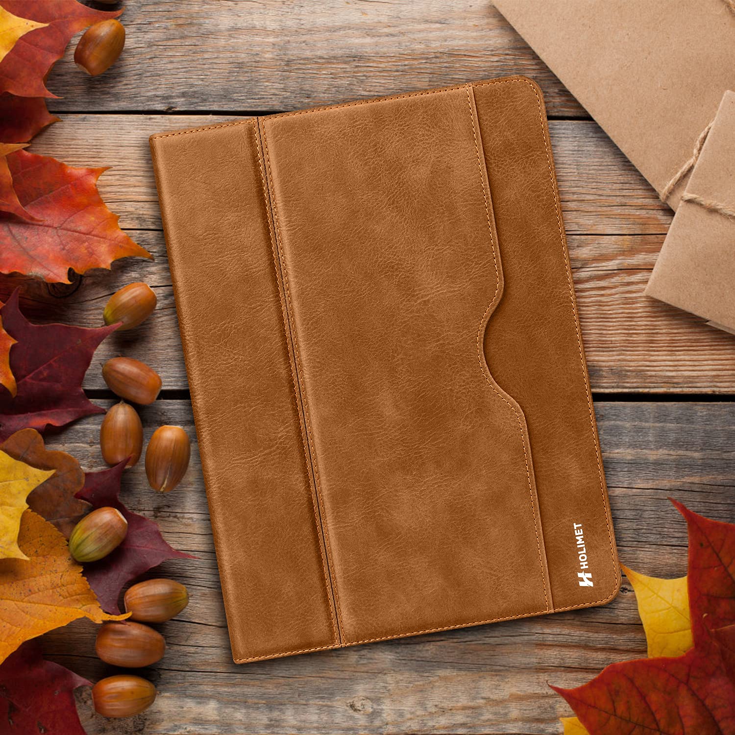 H HOLIMET Case for iPad 9th/8th/7th Generation 2021/2020/2019 10.2 Inch with Pencil Holder Soft TPU Back Smart Cover Auto Wake/Sleep