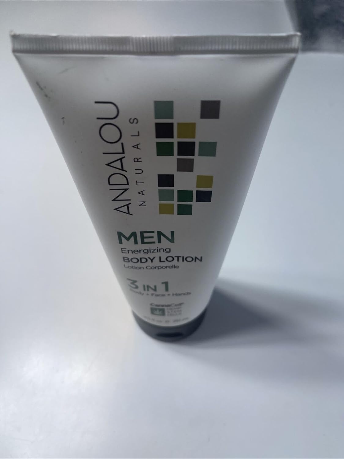 Andalou Naturals CannaCell MEN Energizing Body Lotion, 8.5 Ounce