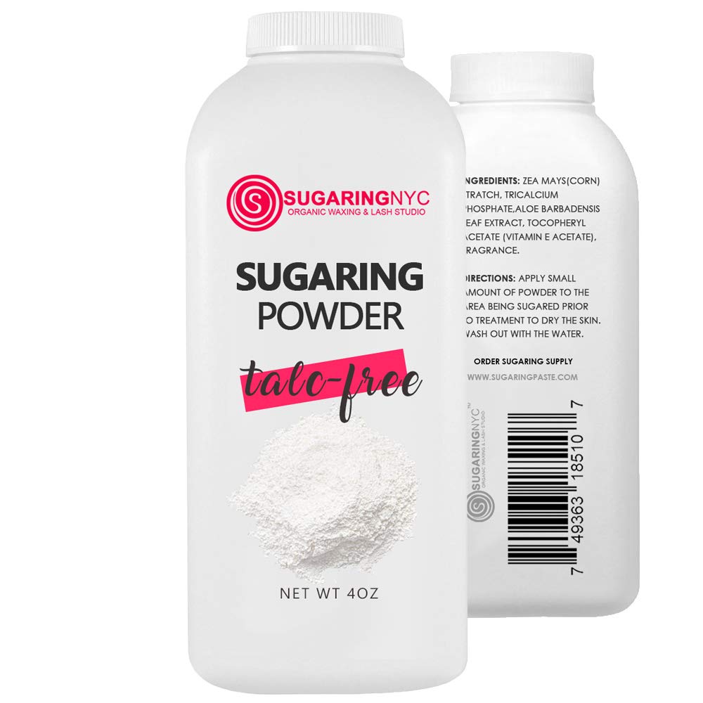 Bikini Sugaring Brazilian hair removal Package with Paste, Drying Powder, Applicator, Gloves by Sugaring NYC