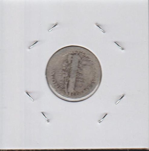 1916 Winged Liberty Head or"Mercury" (1916-1945) Dime Good