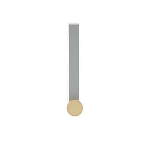 Elle Decor Elle Décor 3 Pack Single Over The Door Grey Bath-Towel-Hooks