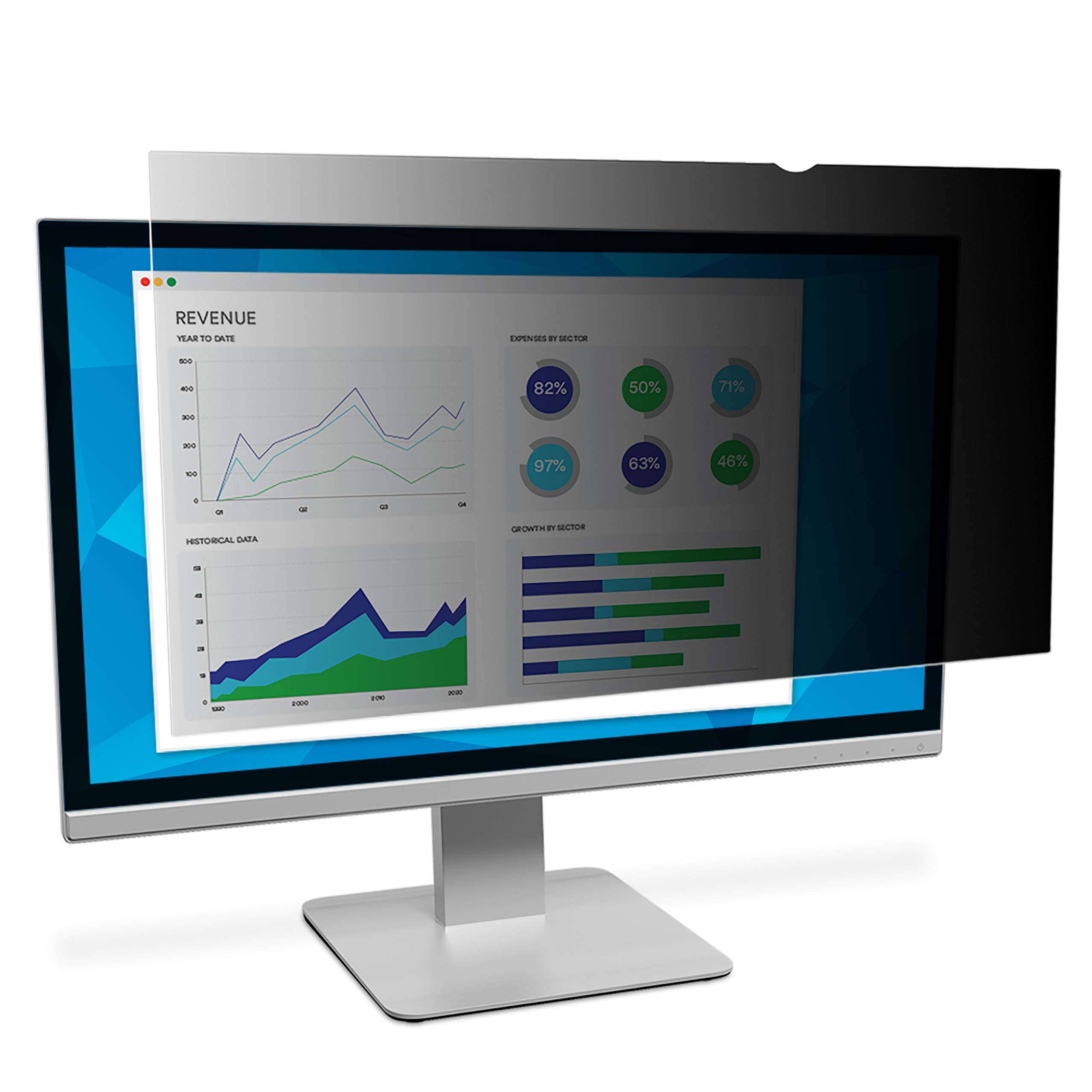 3M Scotch 3M Privacy Filter for 19.5" Widescreen Monitor (16:10) (OFMDE001), Black